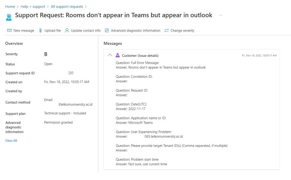 Panduan Untuk Mengirim Ticketing ke Microsoft Support