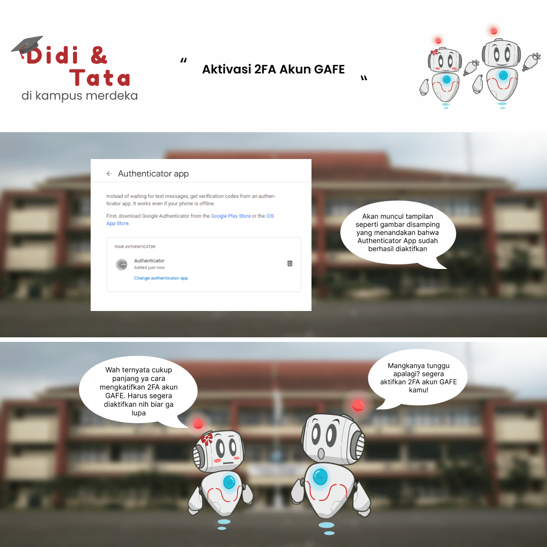 Seri 12 Cerita Didi&Tata di Kampus Merdeka: Aktivasi 2FA Akun GAFE ...