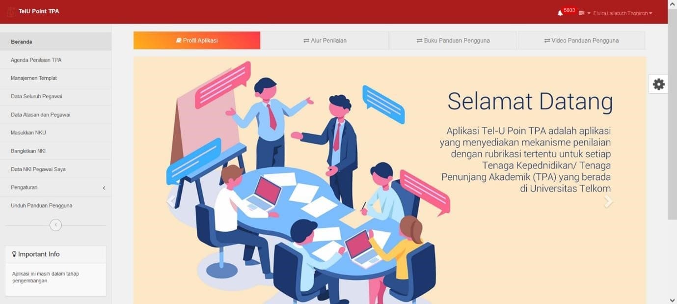 Aplikasi TelU Point TPA | Direktorat Pusat Teknologi Informasi