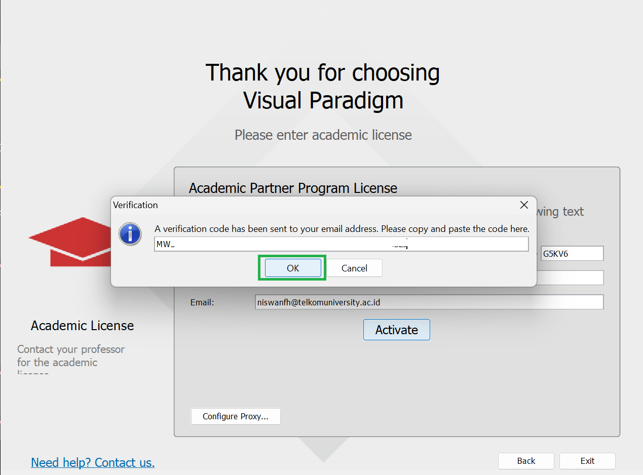 Lisensi Software Visual Paradigm Untuk Civitas Telkom University