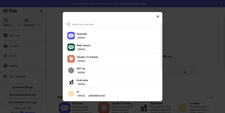 Poe AI: Interactive Artificial Intelligence in the Digital Era
